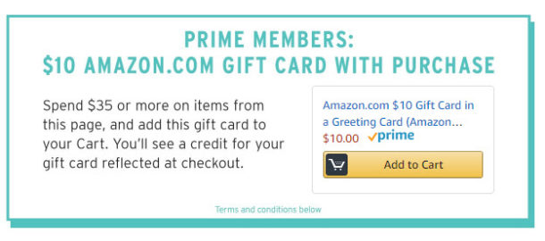 Get Free $10 Amazon Gift Card after $35 Purchase of Select Household ...